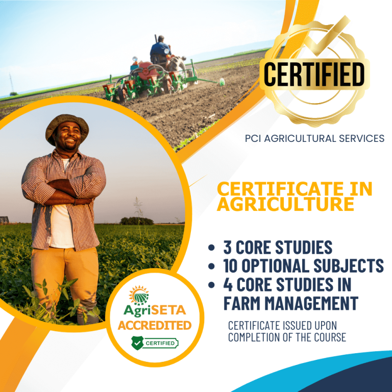 Certificate in Agriculture | Hardcopy – PCI Agricultural Services